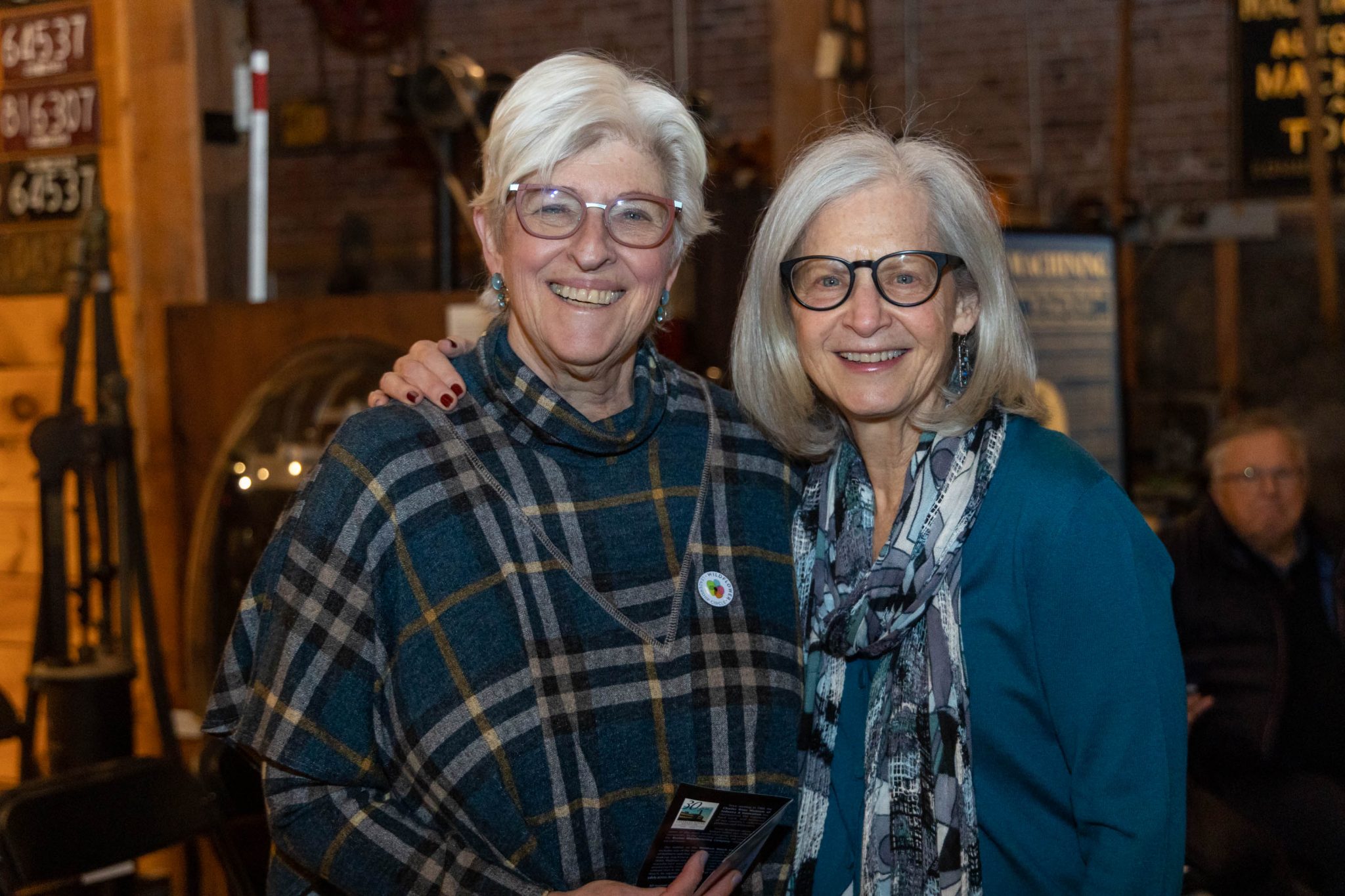 Board Member Debbie Whitehill with volunteer Diane Boettcher | Wildflower